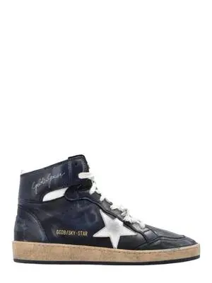 GOLDEN GOOSE Golden Goose Deluxe Brand Sky-Star Nappa Leather Sneakers Black