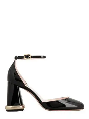 ROGER VIVIER Buckle Detailed Square Toe Pumps - Black