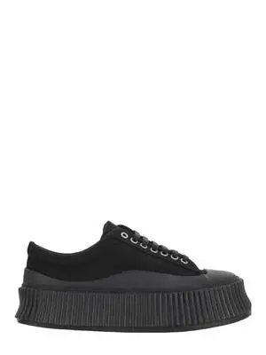 JIL SANDER Round-toe Low-top Sneakers - Black