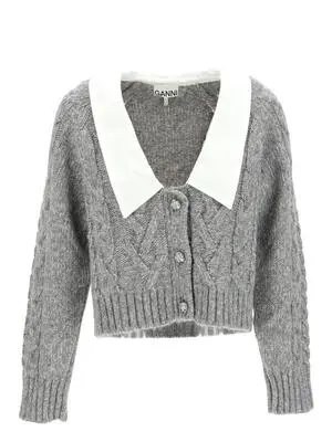 GANNI Ganni Chunky Cable Cardigan