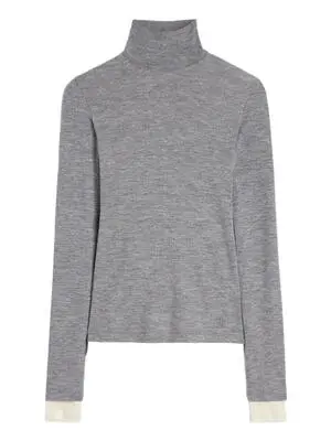 JIL SANDER Jil Sander Roll Neck Layered T-Shirt
