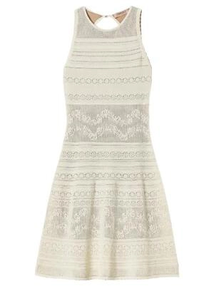 TWINSET Floral-motif Sleeveless Dress - White