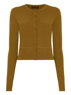 Proenza Schouler Round-neck Button-up Cardigan - Brown
