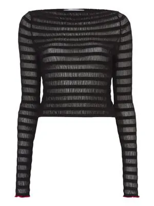 PROENZA SCHOULER Proenza Schouler Striped Sheer Top