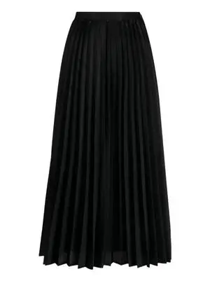 Junya Watanabe High-waist Pleated Skirt - Black