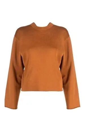 Proenza Schouler White Label Crewneck Knitted Jumper - Orange