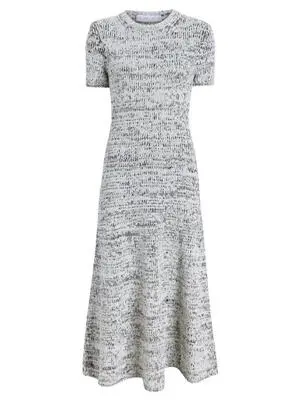 Proenza Schouler Speckled Knit Midi Dress - Gray