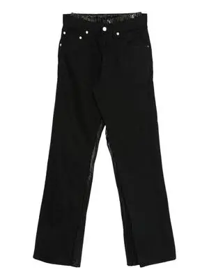 Junya Watanabe Pleated Panel Trousers - Black