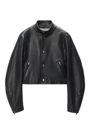 Alexander Wang Leather Jacket - Black