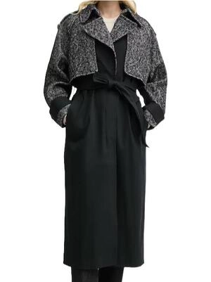Ba&sh Dinara Trench Coat - Black