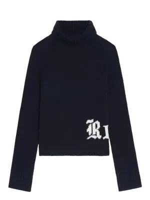 Zadig&Voltaire Nalma Roll-neck Sweater - Blue