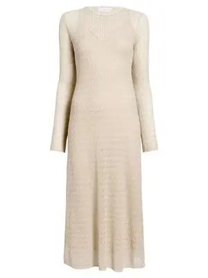 PROENZA SCHOULER Proenza Schouler Knitted Long-Sleeve Midi Dress