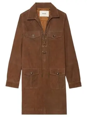 ZADIG&VOLTAIRE Zadig & Voltaire Remacha Lace-Up Mini Dress