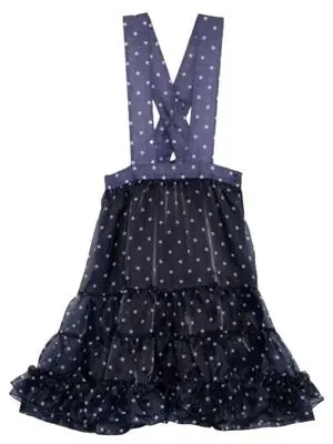 Comme Des Garçons Polka-dot Dress - Black