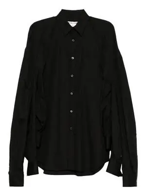 Comme Des Garçons Long-sleeved Shirt - Black