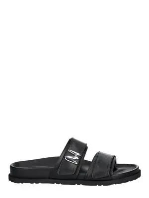 MSGM Flat Slides - Black