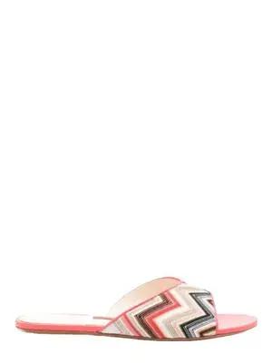 Missoni Zigzag Sandals Multicolor
