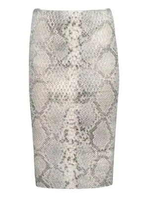 ALEXANDER WANG Alexander Wang Printed Mid-Rise Midi Skirt