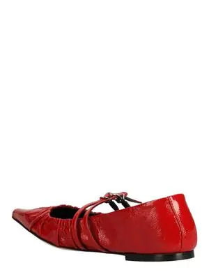 MSGM MSGM Buckled Ballerina