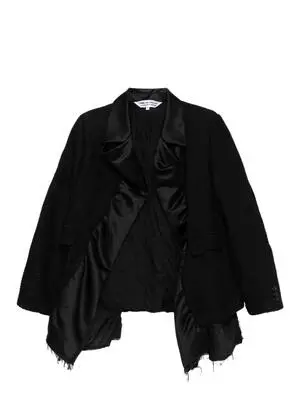 COMME DES GARÇONS Comme Des Garcons Fringed-Edge Asymmetrical Blazer
