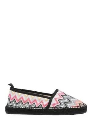 Missoni Chevron-knit Espadrilles - Black