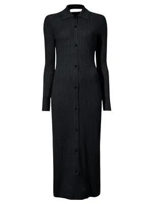 Proenza Schouler Phillips Midi Dress - Black