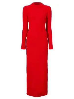 Proenza Schouler Lara Knit Maxi Dress - Red
