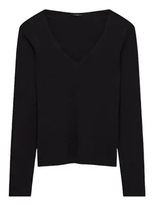 JOSEPH V-neck Sweater - Black
