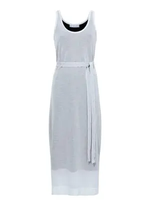 Proenza Schouler Knitted Scoop-neck Dress - Gray