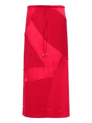 CULT GAIA Cult Gaia Patchwork Midi Skirt