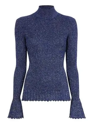 PROENZA SCHOULER Proenza Schouler Avery Metallic Turtleneck Jumper