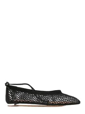 FORTE_FORTE Net-detail Ballet Flats - Black