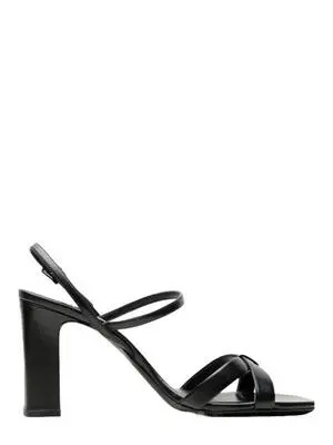 JIMMY CHOO Elsy 85 Block Heel Sandals - Black