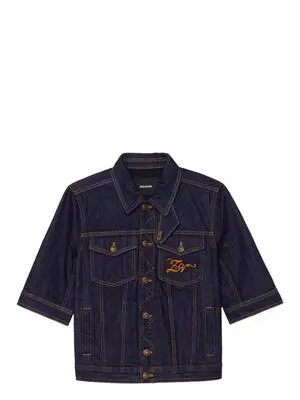 Zadig&Voltaire Kyo Short-sleeve Buttoned Jacket - Black