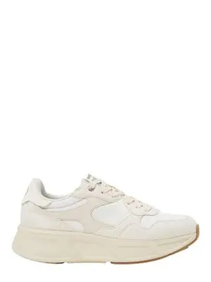 TWINSET Panelled Lace-up Sneakers - White