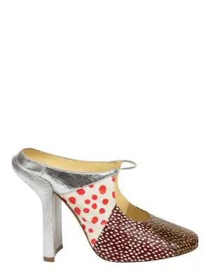 Dries Van Noten Patchwork Heeled Mules - Multicolor