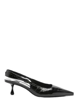 JIMMY CHOO Jimmy Choo Amel 50 Embossed Pumps Black