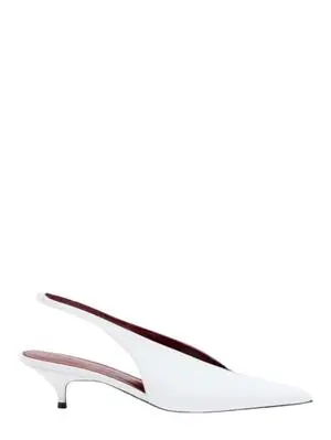 Proenza Schouler Leather Heeled Pumps - White