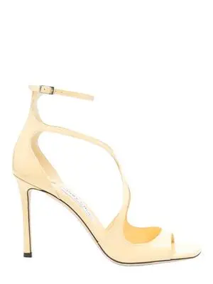 JIMMY CHOO Jimmy Choo Azia Leather Sandals Nude