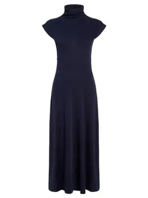 Proenza Schouler Brea Brushed Rib Dress - Black
