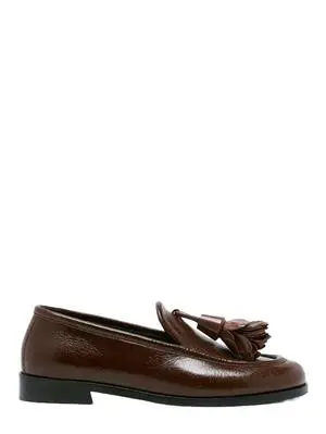 Proenza Schouler Leather Tassel Loafers - Brown
