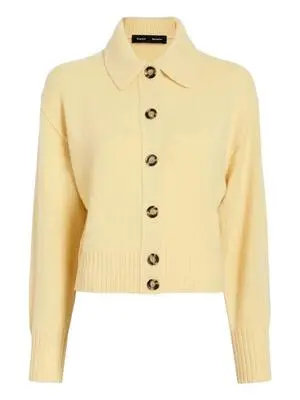 Proenza Schouler Rocio Button Cardigan - Nude