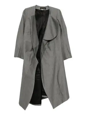 Comme Des Garçons Asymmetric Wool Coat - Grey