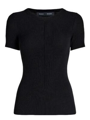 Proenza Schouler Ribbed T-shirt - Black