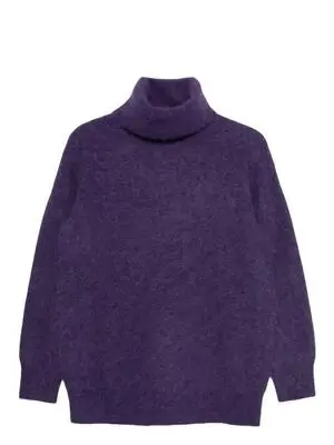 JOSEPH Joseph Meslay Roll-Neck Sweater Violet