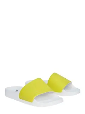 MSGM Embossed Slides - Yellow