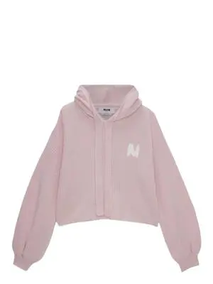 MSGM MSGM Logo-Embellishment Hooded Sweater
