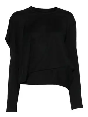 Junya Watanabe Layered Long Sleeve Top - Black