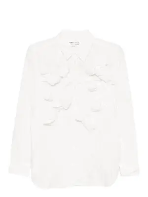 Comme Des Garçons Knot-detail Blouse - White