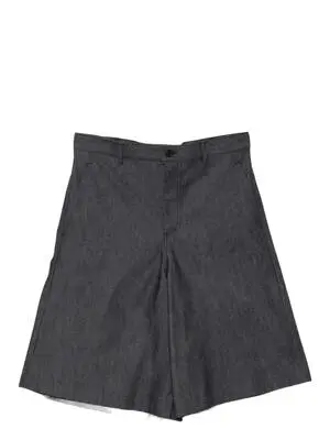 Comme Des Garçons Wide-leg Denim Shorts - Indigo